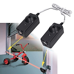 Garage Door Safety Sensor Garage Door Safety Sensor, Garage Door Opener Sensor Kit with Transmitter Receiver DC5-6V for Enhanced Safety and Security