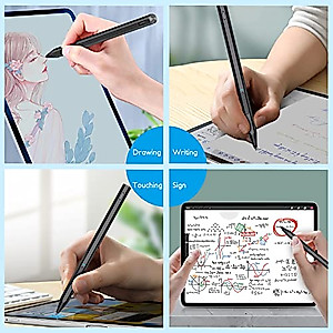 Trakxy Stylus Pen for Surface, Digital Pen Compatible with Microsoft Surface Pro X/9/8/7/6/5/4/3/Surface Laptop 5/4/3/2/1/go 3/2/1/Book 2/1/Studio, Magnetic Adsorption, Palm Rejection Stylus Pen Black