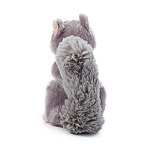 The Petting Zoo Squirrel Stuffed Animal Plushie, Gifts for Kids, Wild Onez Babiez Wildlife Animals, Squirrel Plush Toy 6 inches