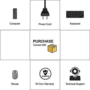 HP ProDesk 600 G2 SFF Desktop Computer Inter i5-6500 Up to 3.60GHz 32GB DDR4 RAM New 1TB SSD Built-in AX200 Wi-Fi 6 HDMI Dual Monitor Support Wireless Keyboard and Mouse Win10 Pro (Renewed)