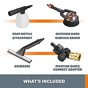 WORX Hydroshot Deluxe Cleaning Accessory Kit - WA4072