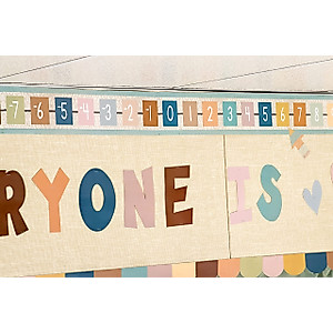 Teacher Created Resources Everyone is Welcome 7" Fun Font Letters (TCR70101) & Everyone is Welcome Helping Hands Mini Accents (TCR7134)