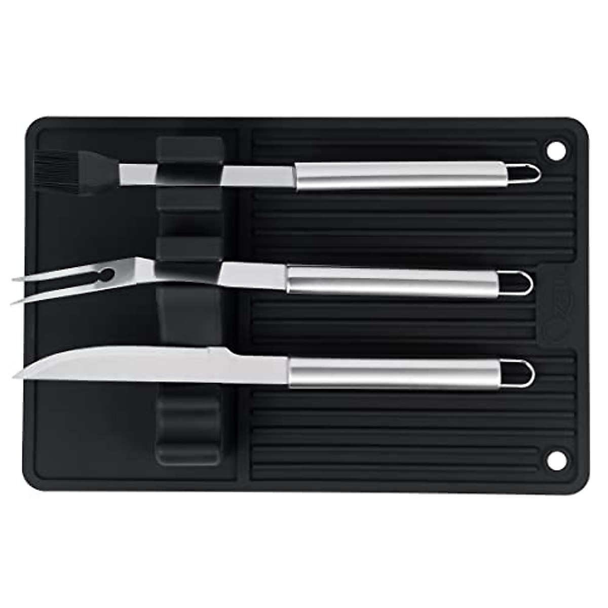 Ozeri BBQ and Grill Utensil Holder Mat Set