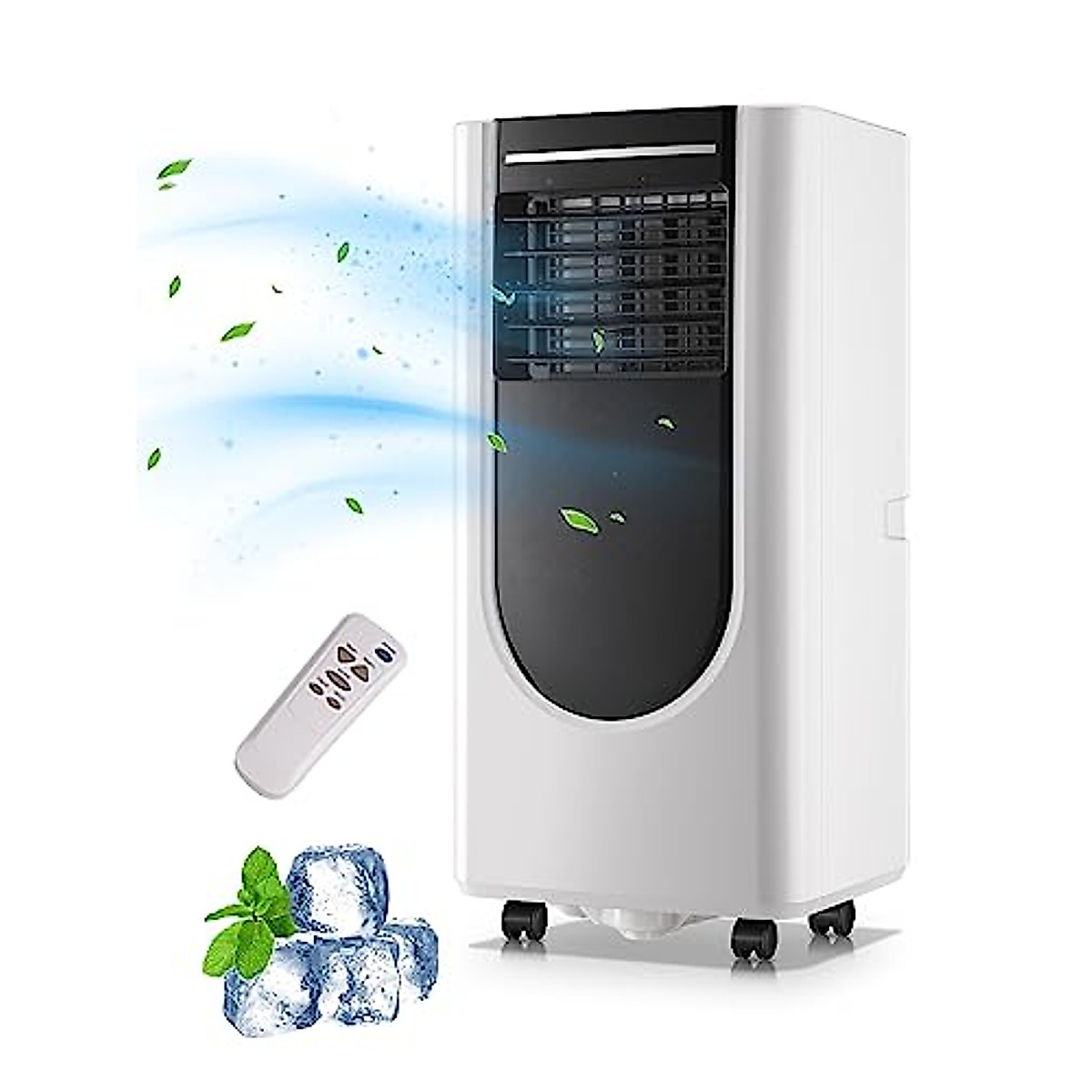 Portable Air Conditioner WANAI 8000BTU Air Conditioner Cooling up to 250sq.ft, 3-in-1 Portable AC Unit with Remote Control, 24H Timer & LED Display, Suitable for Bedroom, Living Room, Office