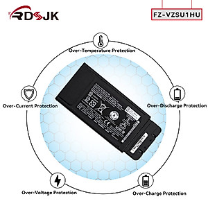 RDSJ FZ-VZSU1HU VZSU1HU FZ-VZSU1HAU VZSU1HAU FZ-VZSU1XU VZSU1XU Laptop Battery for Panasonic Toughbook 55 FZ-55 Mk1 Mk2 FZ-VZSU1 Series 3INR19/66-2 10.8V 68Wh/6300mAh