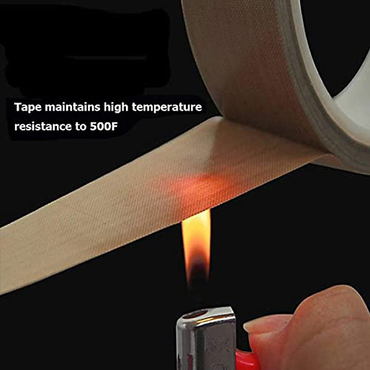 Good news PTFE Telfon Tapehigh Temperature Tape Welding Sealing Tape for Vacuum Sealer Machine(20mm x 11yards(33feet) x 0.18mm)