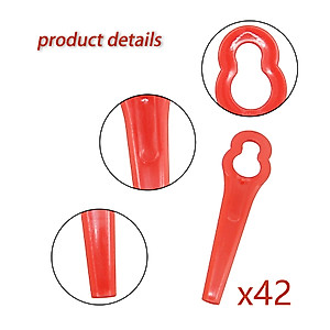 Plastic Machine Trimming Blades Fit for STIHL Polycut 2-2 Polycut 3-2 Grass Trimmer FSA 45 57 FSE 52,Sun Joe 24V-GT10, Redback Swift 40V, Replace for 4008 007 1000 Weed Eater Blades Grass Cutter Tool