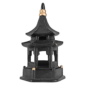 VALICLUD Zen Garden Decor Pagoda Lantern Meditation Tabletop Ornaments Pavilion Aquarium Decoration