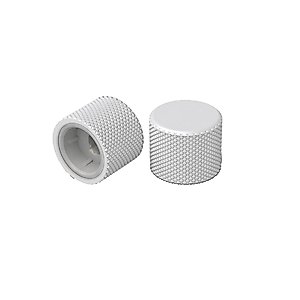 Rotary Knob for GMMK PRO and Numpad - 8 Colors - Glorious Gaming - Easy Install - Elegant Aluminum Design (E-White)