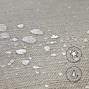 Carter's by DaVinci Arlo Recliner and Swivel Glider in Performance Grey Linen, Water Repellent & Stain Resistant, Greenguard Gold & CertiPUR-US Certified