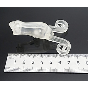 10PCS Unpainted Lure Blanks 9.75g 7cm with 5mm Free Fishing Eye Crankbait Baits Simulation Blank Body Clear Hard Baits Trout Salmon Minnow Lure Popper Lures Topwater Freshwater 5mm 8119