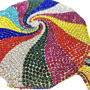 ZLXDP Evening Crystal Bags Ladies Wedding Dress Handbags 3Banquet Clutch Bag Bridal Purse