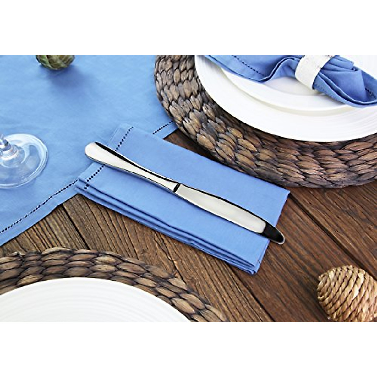 Artaste 59335 Rain 18/10 Stainless Steel Dinner Knife, 9.15-Inch, Set of 12, Silver