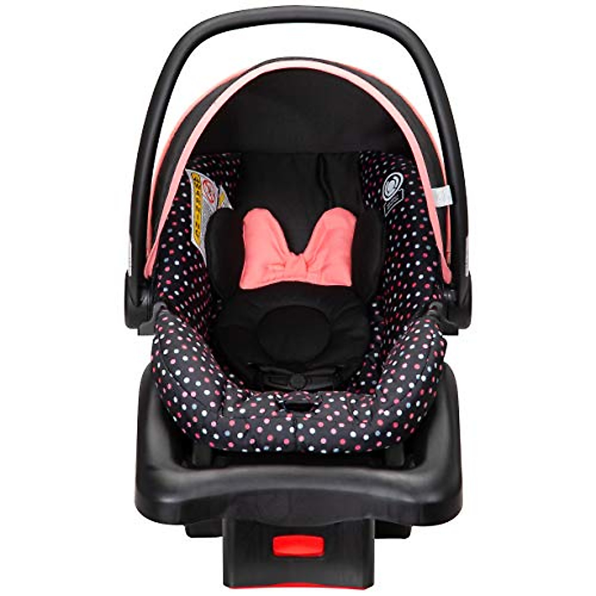 Disney Light 'N Comfy 22 Luxe Infant Car Seat, Minnie Confetti