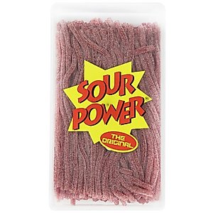 Sour Power Straws, Watermelon (200-Count Straws), 49.4-Ounce Tub