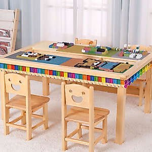 52ft Bulletin Board Border Decorations - 2 Rolls Rainbow Crayon Border Trim for School Classroom Chalkboard Bulletin Board Wall Window Door Decor