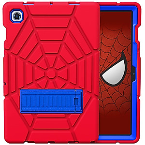 Grifobes Galaxy Tab A8 Case, for Samsung Galaxy Tab A8 Case 10.5 inch 2022 Shockproof Rugged Protective Cover with Stand for 10.5" Tablet SM-X200/X205/X207 for Kids Boys Children (Red+Blue)