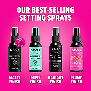 NYX PROFESSIONAL MAKEUP Makeup Setting Spray - Matte Finish, Long-Lasting Vegan Formula (Packaging May Vary)