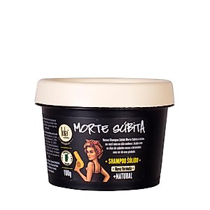 Lola Brasil SHAMPOO PASTE 3.52 oz - Hydrating Nourishing Repairing Revitalizing - Paraben-free SLS-free - Super Economical Vegan Cruelty-free - Chemical-free Eco-friendly (Morte Subita)