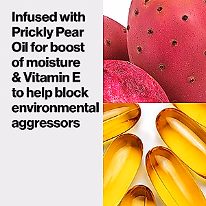 Revlon PhotoReady Candid Glow Moisture Glow Anti-Pollution Foundation with Vitamin E and Prickly Pear Oil, Anti-Blue Light Ingredients, without Parabens, Pthalates, and Fragrances, Medium Beige, 0.75 oz