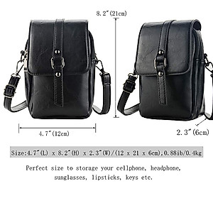 Bausweety Women Crossbody Bag Cell Phone Cash Purse Shoulder Bag