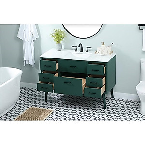 Elegant Kitchen and Bath 48 inch Bathroom Vanity Cabinet - Green