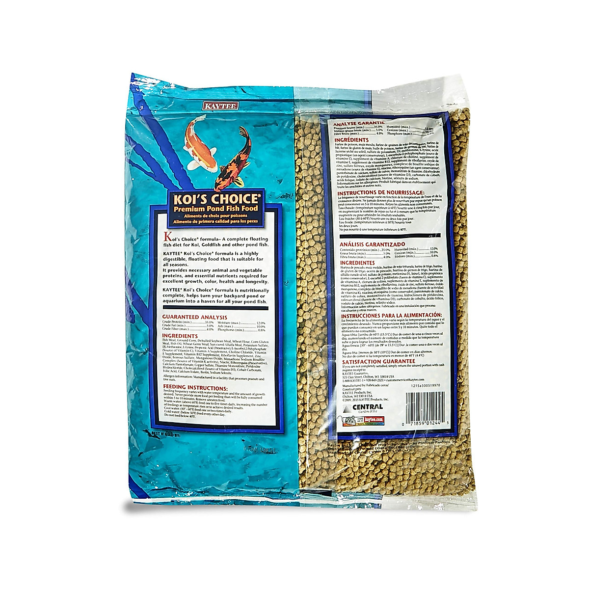 Kaytee Koi's Choice Koi Floating Fish Food, 3 Pound