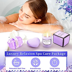 13PCS Christian Gifts for Women Faith, Purple Inspirational Gifts for Women,Christian Birthday Baskets,Religious Catholic Baptism Get Well Soon Baskets for Her Mom,Friends,Sister,Wife,Girlfriends