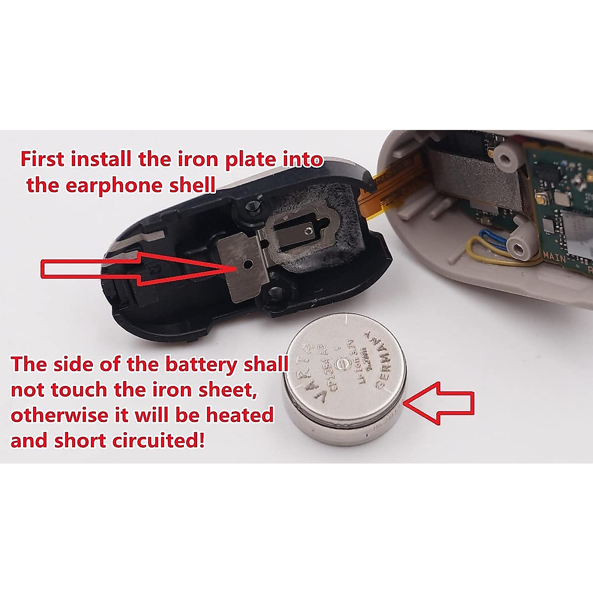 STRENG-CELL 2 Pack CP1254 Replacement Battery for Sony Wf1000X XM3 SP600 700 900 Battery Jabra Rox BandO H5 E6 Galaxy Buds Bluetooth Headset Battery Varta ICR LIR 1254 A2 A3 Made in Germany