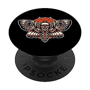 Idle Fury Apparel Death's-head Hawkmoth Tattoo Inspired PopSockets Swappable PopGrip