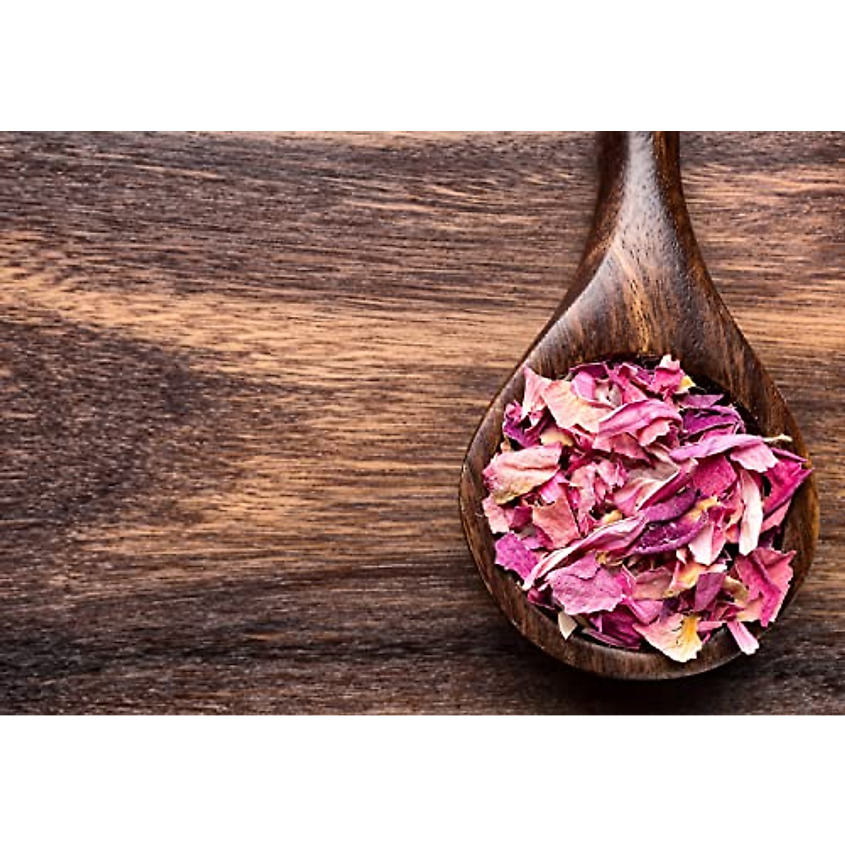Pink Rose Petals - Edible Rosa Damascena | All Natural Rose Petals - Net weight: 0.35oz/10g | For use as tea, tisane or as topping for cupcakes, cakes, salads