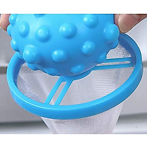 WOIWO 3 PCS Washing Machine Float Filter Mesh Bag Hair Filter To Clean And Decontaminate Laundry Balls