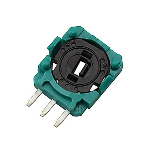 VKLSVAN 10PCS B10K Replacement Trimmer Potentiometer Sensor for PS3 PS4 Switch Controllers Green Rocker Repair Parts for Thumb Stick Analog Joystick