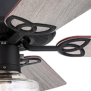 Westinghouse 7304800 Scholar Ceiling Fan, 52", Matte Black