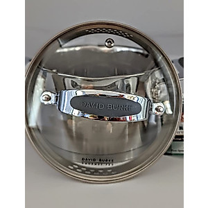 David Burke Gourmet Pro Stature EZ Strain Cookware (2 qt sauce pan)