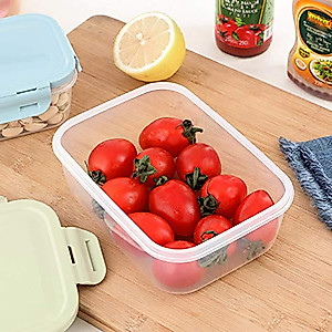 HoleviFO Food Storage Containers with Airtight Lids - Food Prep Containers Meal Prep - Lunch Containers with Lids - Meal Prep Containers -Microwave, Stackable (blue)