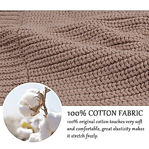 Simple Knitted Baby Beanie Hip-Hop Boys Winter Hat Toddler Kids Bonnet for Girls 0-5Y (Black+Khaki+Gray, S)