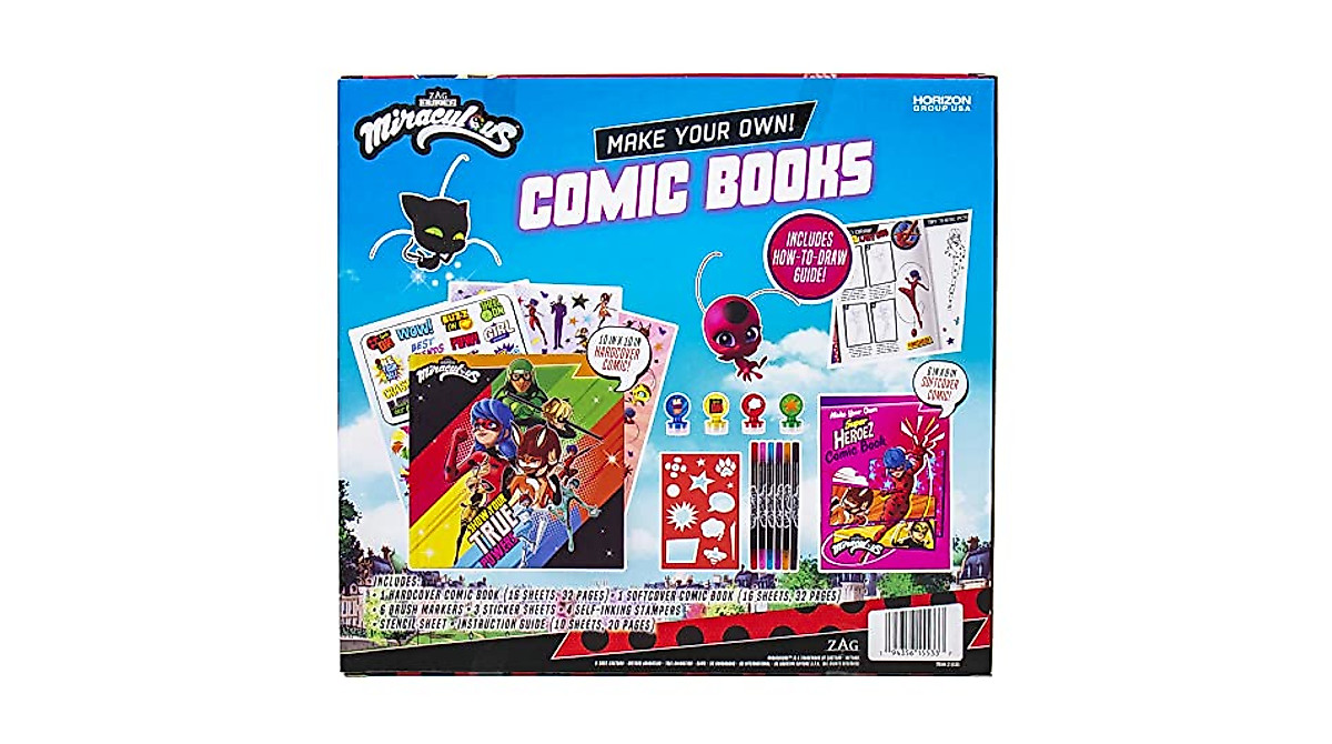 Create Your Own Comic Book Kit - Miraculous Fun!
