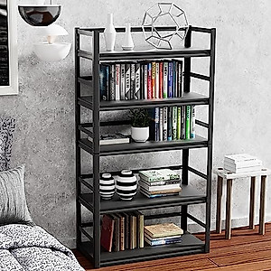 MOLYHOM Heavy Duty Garage Shelving, 5-Tier Industrial Garage Storage Shelves Racks, Adjustable Metal Storage Shelving Units, 72.1" H*39.3" W*17.7" D