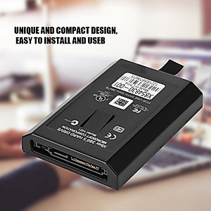 HDD Slim Internal 120GB/250GB Hard Drive Disk for Xbox 360 Black (250GB)