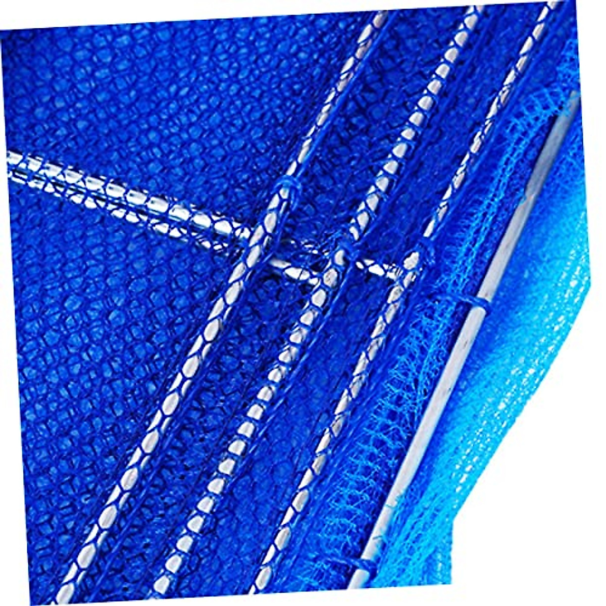 Toddmomy Fish Drying Net, 4 Layers Hanging Drying Fish Net Hanging Mesh Dryer Foldable Drying Net with Zippers Laundry Rack Net for Shrimp Fish Fruit Vegetables Herb