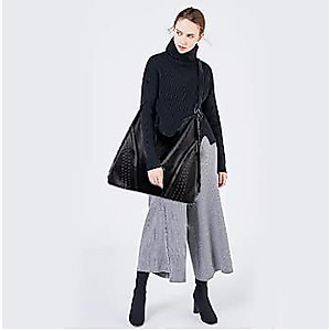 Tote Bag for Women Pu Leather Large Shoulder Purse and Handbags with Adjustale Should Strap