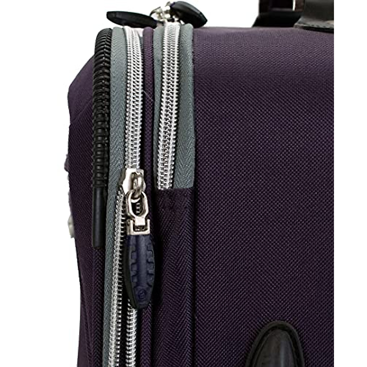 Rockland Pasadena Softside Spinner Wheel Luggage, Purple, Carry-On 20-Inch