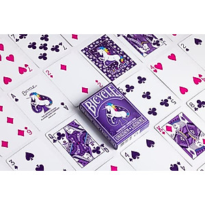 Bicycle Unicorn Playing Cards, Standard Index, Poker Cards, Premium Playing Cards, Unicorn Cards, Unique Playing Cards, 1 Deck
