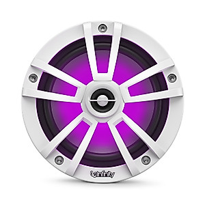 Infinity 622MLW Marine 6.5 Inch RGB LED Coaxial Speakers - White