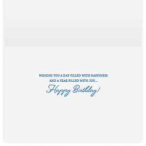 The Gallery Collection, 1 Count Card Pack, Birthday Card with Pearl Lined Envelope (Happy Birthday Sparkle)