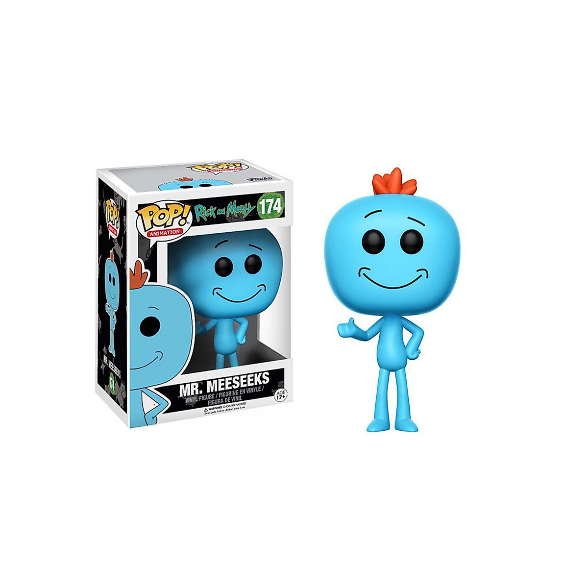 Funko POP Animation Rick and Morty Mr. Meeseeks (Styles May Vary) Action Figure