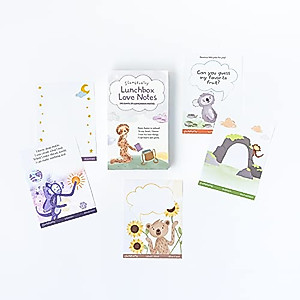Slumberkins Lunch Box Notes For Kids - 180 Pack | Positive Affirmations, Encouragement, & Connection Cards For School Day Support