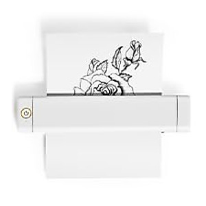 Phomemo Portable Printers Wireless for Travel, Support 8.5" X 11" US Letter Thermal Paper, Bluetooth Thermal Printer Compatible with iOS, Android & Laptop, Inkless Printer for Office, Home, School