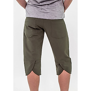 Club Ride Apparel Joanie Capri Knickers - Women's Biking Shorts - Olive - Medium